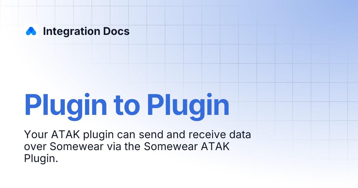 Plugin to Plugin | Integration Docs